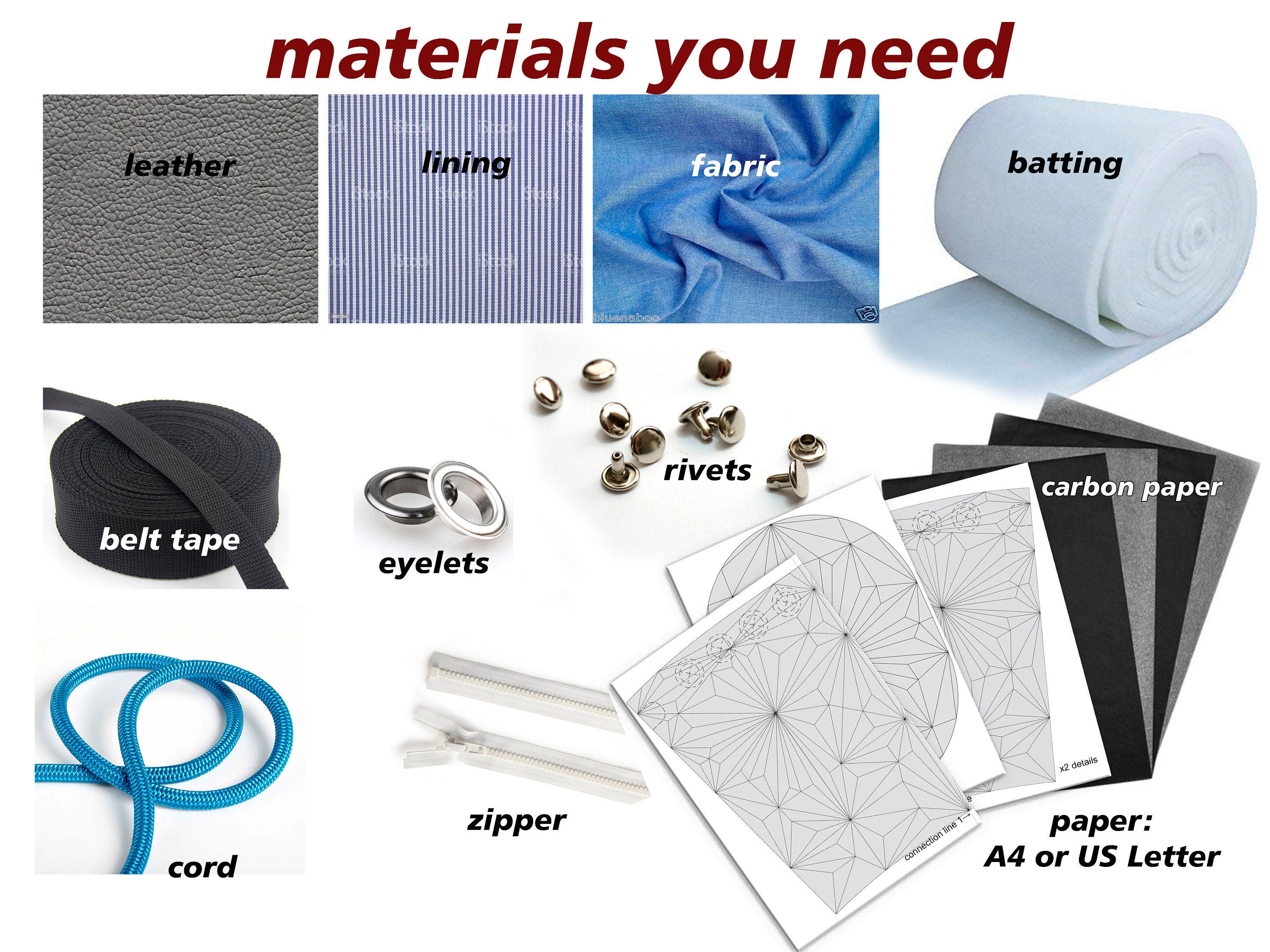 Drawstring Quilted Design Bag PDF Pattern Sewing Tutorial | Etsy