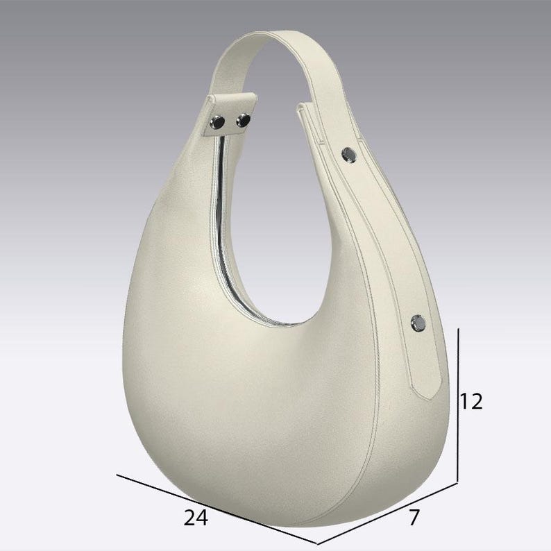 Baguette Bag PDF Pattern - Shoulder and Elbow Bag With Adjustable Strap ...