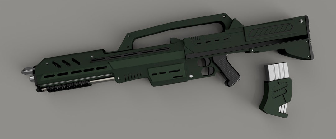 Starship Troopers Morita Rifle With Scope, STL File for 3D Printing ...