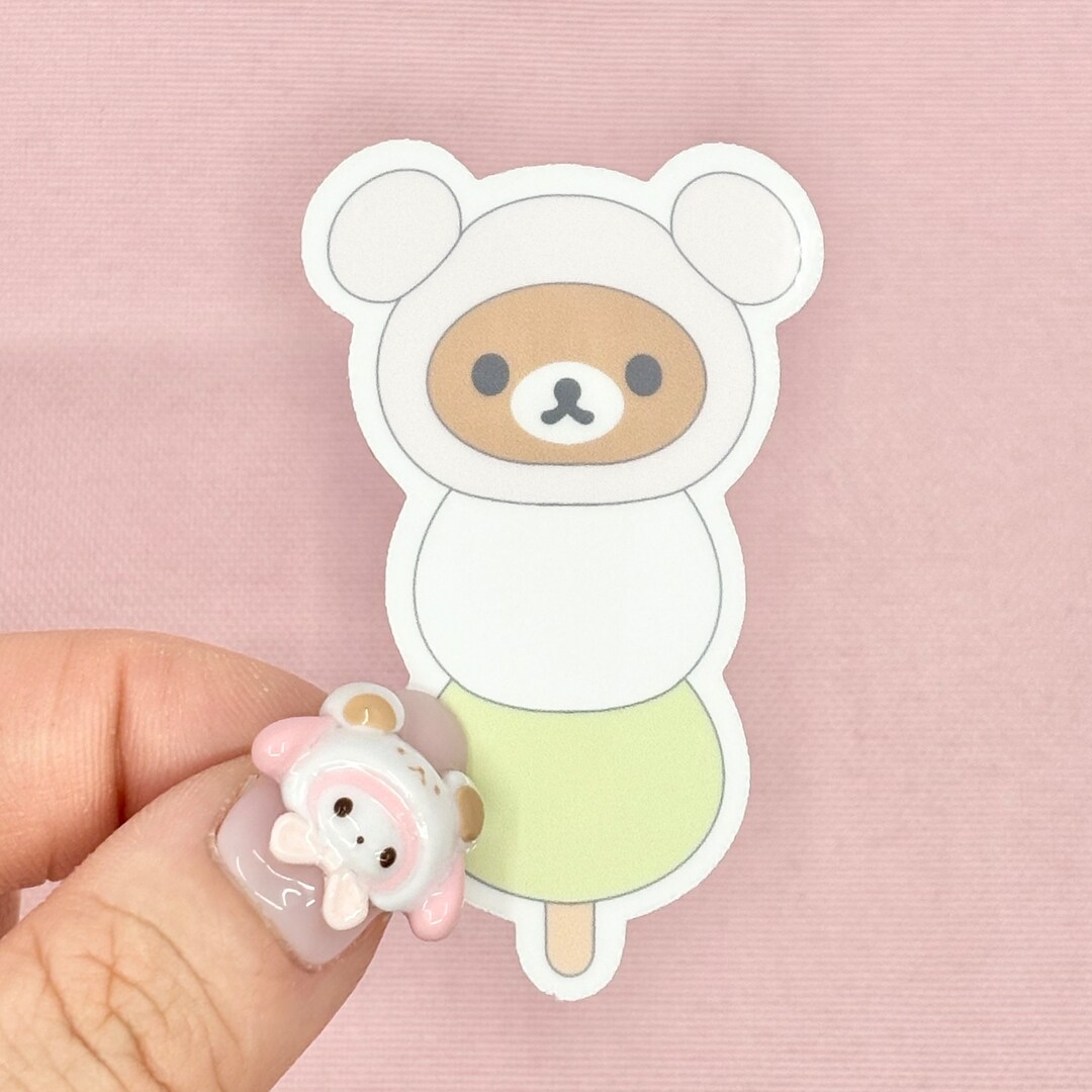 Dango Kuma Bear Waterproof Sticker - Etsy