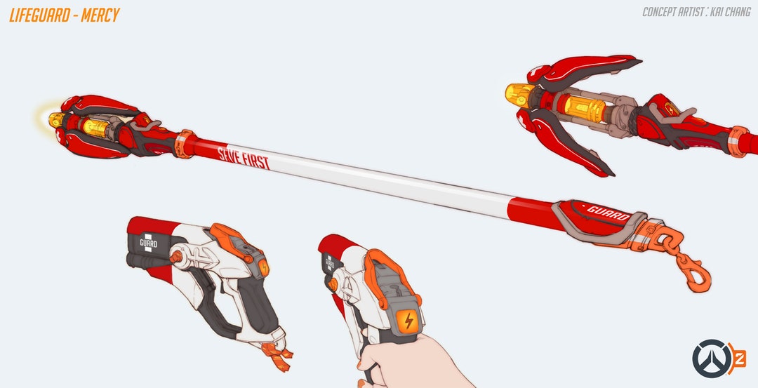 Lifeguard Mercy Caduceus Rod - Etsy