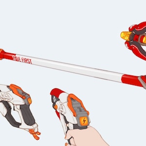 Lifeguard Mercy Caduceus Rod - Etsy