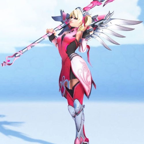 Atlantic Mercy Wings From Overwatch Blueprint Download - Etsy