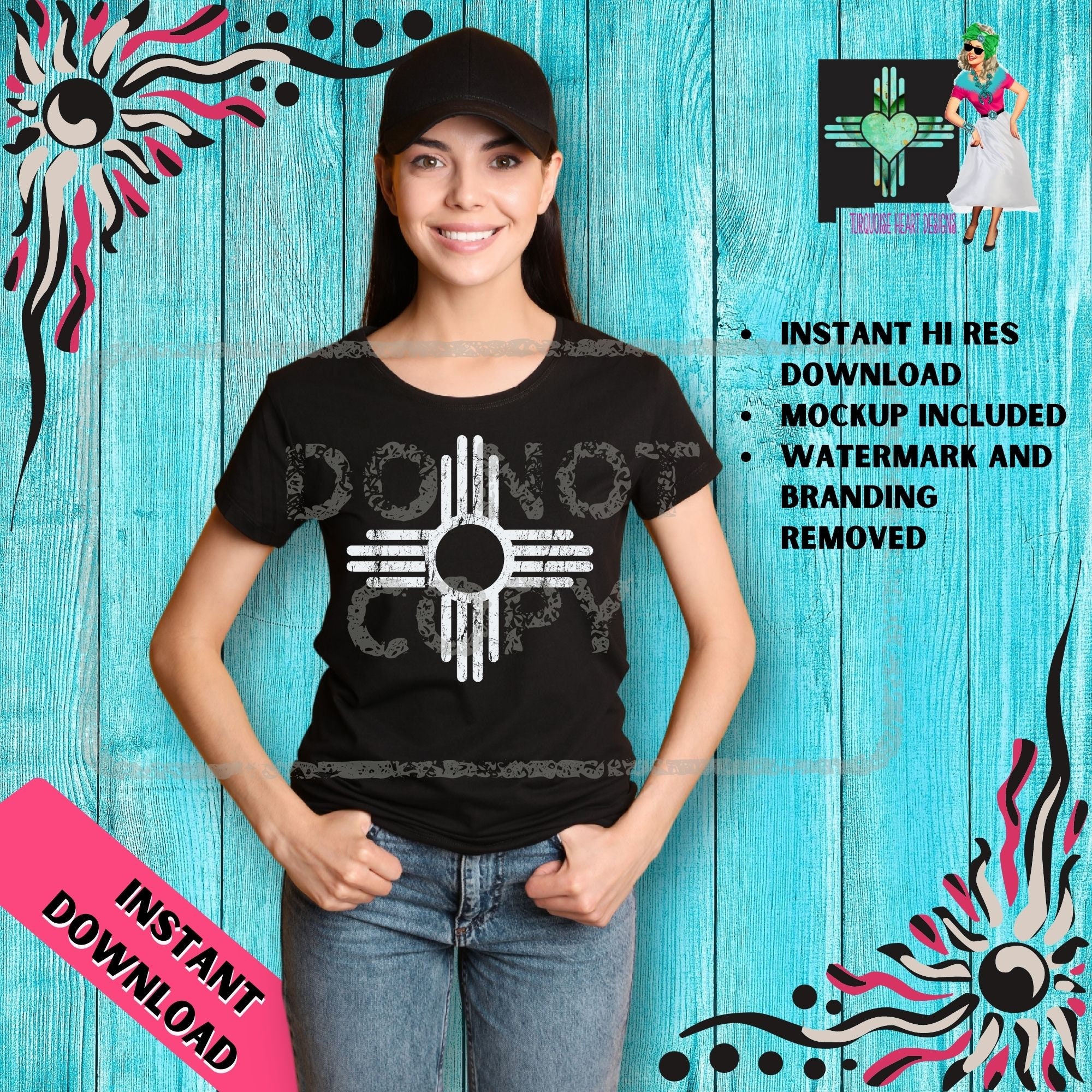 Distressed Zia Sun Symbol Png, Symbolic New Mexican Zia Sweatshirt ...