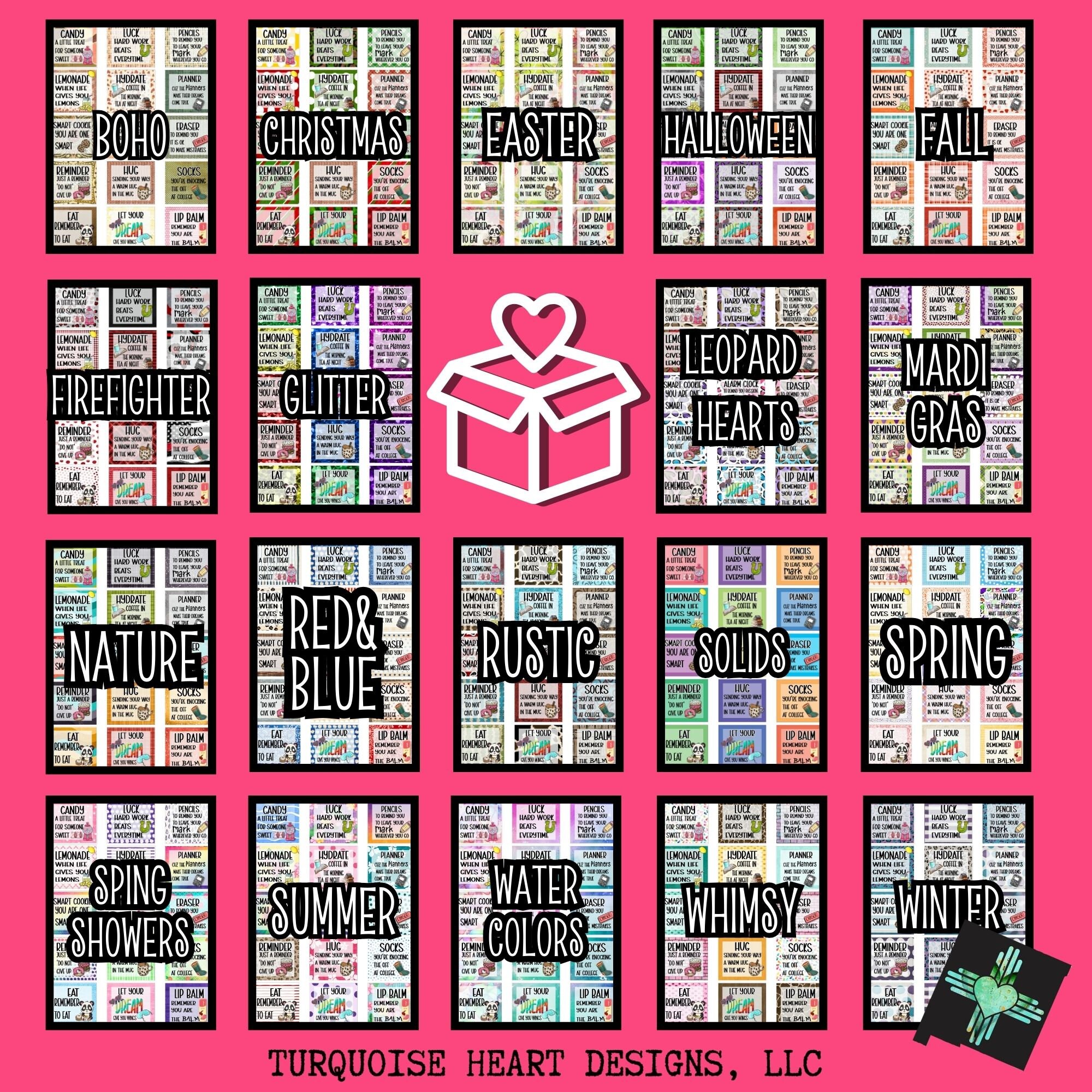 CARE PACKAGE NOTES Finals Week College Encouragement Tags & Labels - Etsy