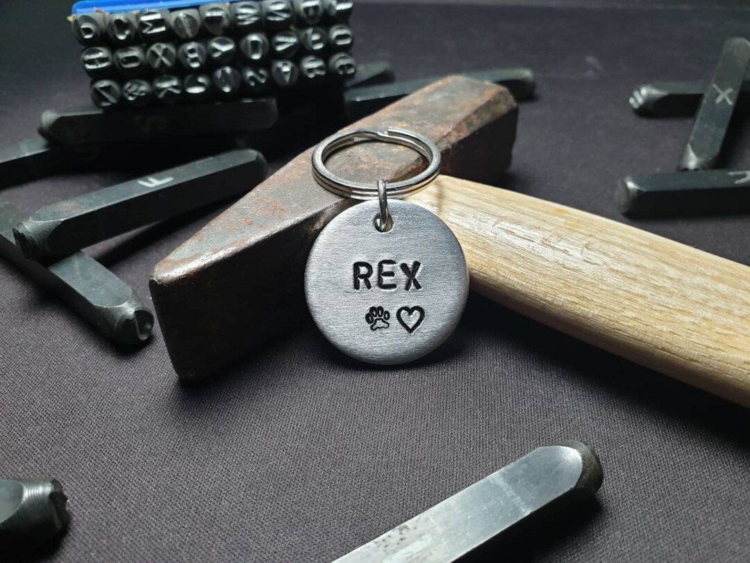 Rex Dog Name Pet Tag Puppy Tag Dog Tag Dog ID Silver Dog Tag - Etsy