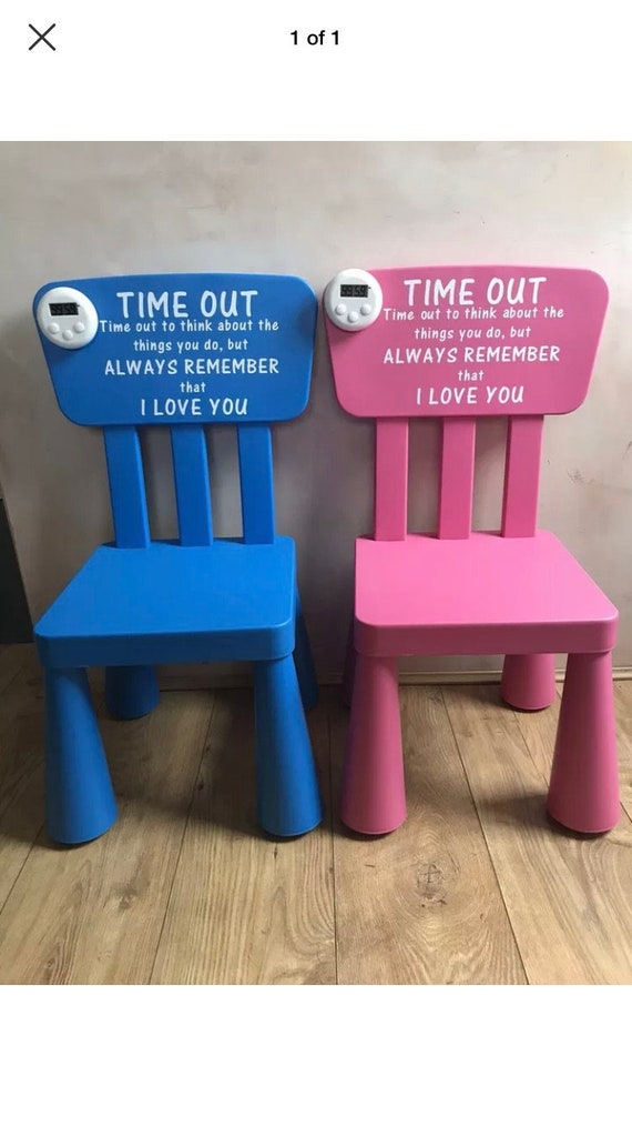 Time Out Chair Decal - Etsy