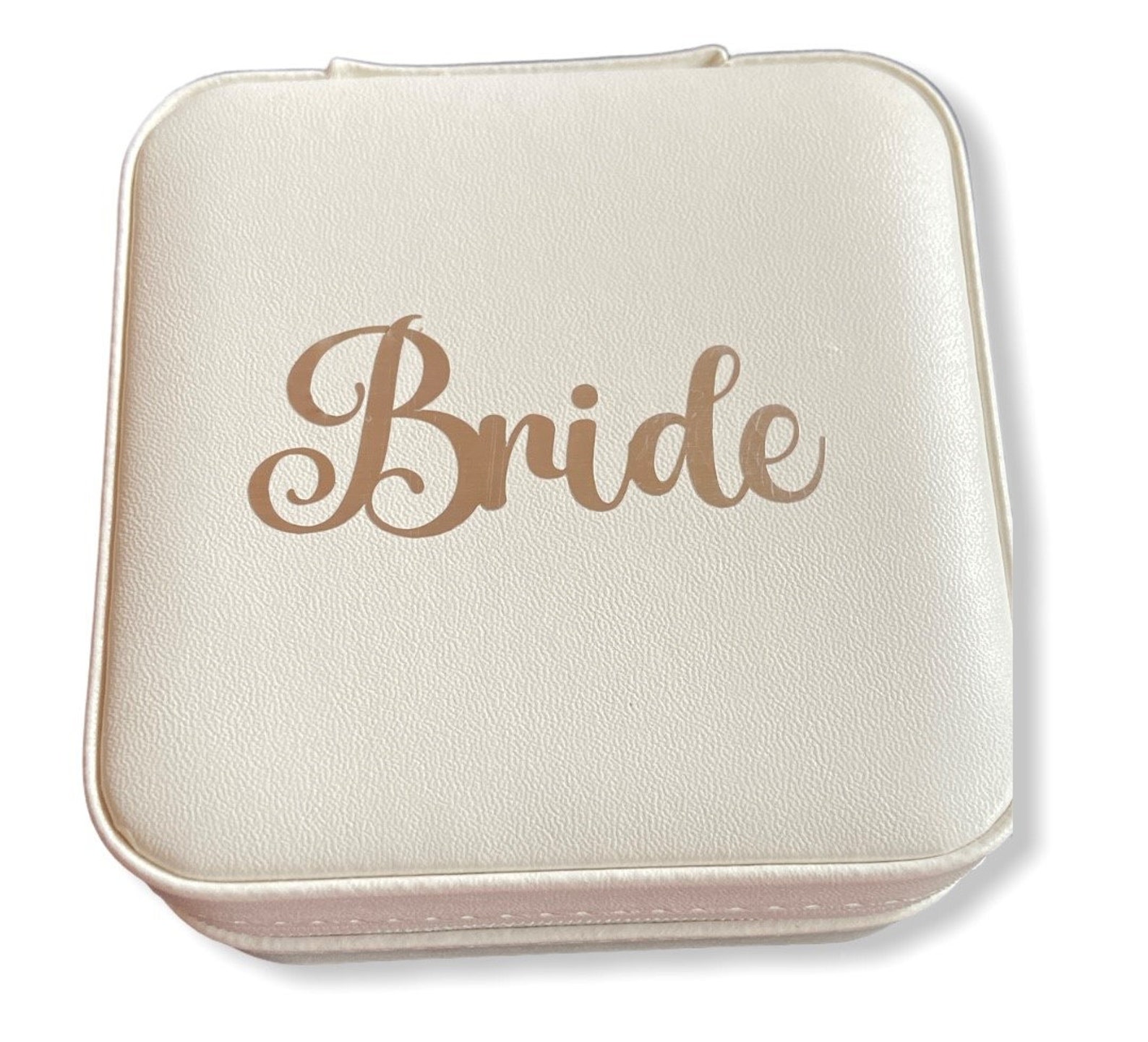 Personalised Travel Jewellery Box, Title or Named Jewellery Case ...
