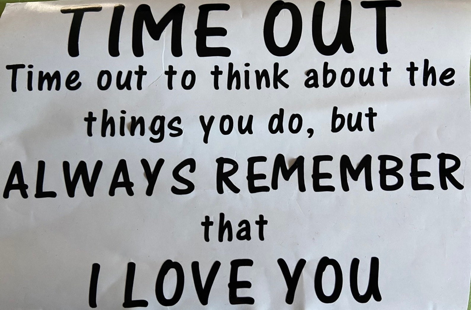 Time Out Chair Decal - Etsy