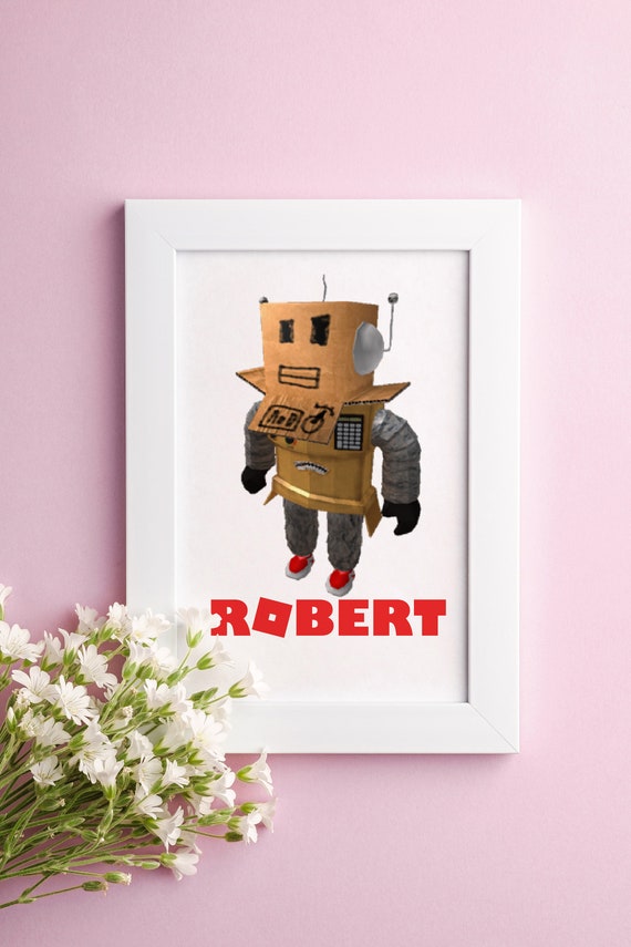 Children's Personalised Roblox Print Custom Roblox Design - Etsy