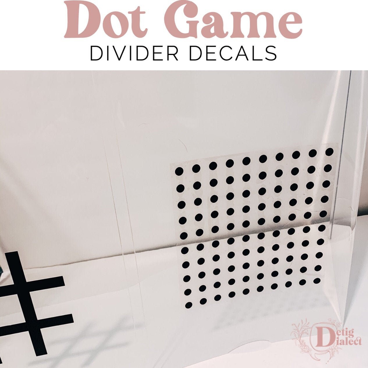 Dot Game Divider Decal- SLP, Speech Therapy, Special Education ...