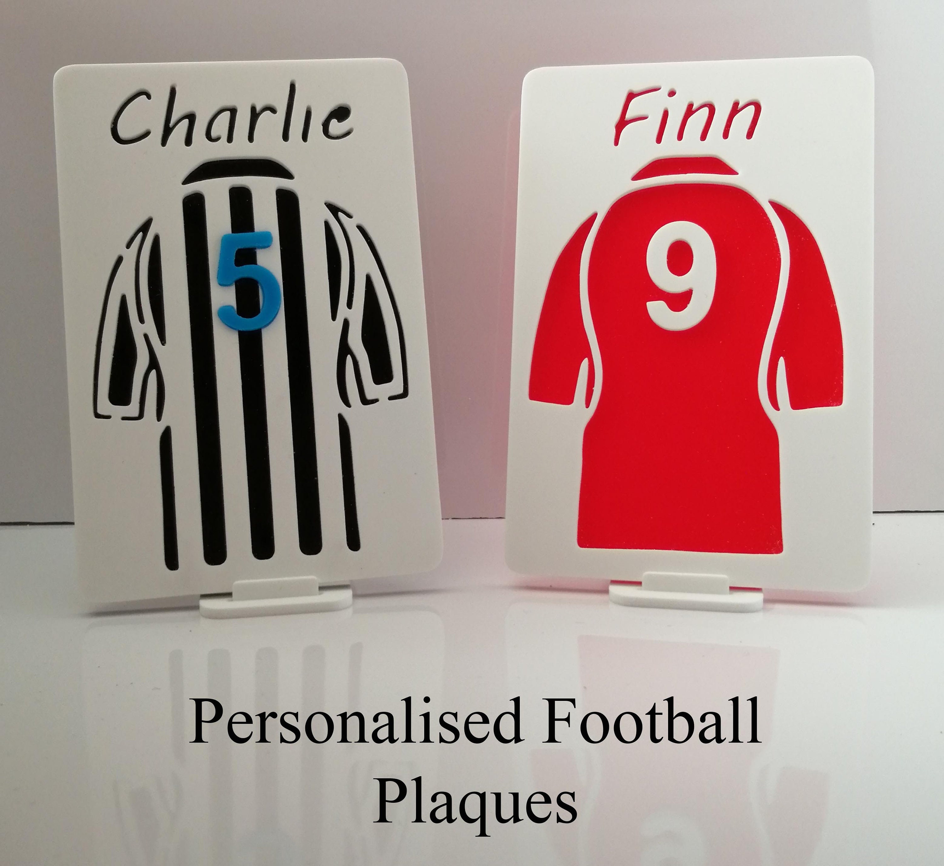 Personalised Football Plaque, Bedroom Door Name Plaque, or Free ...