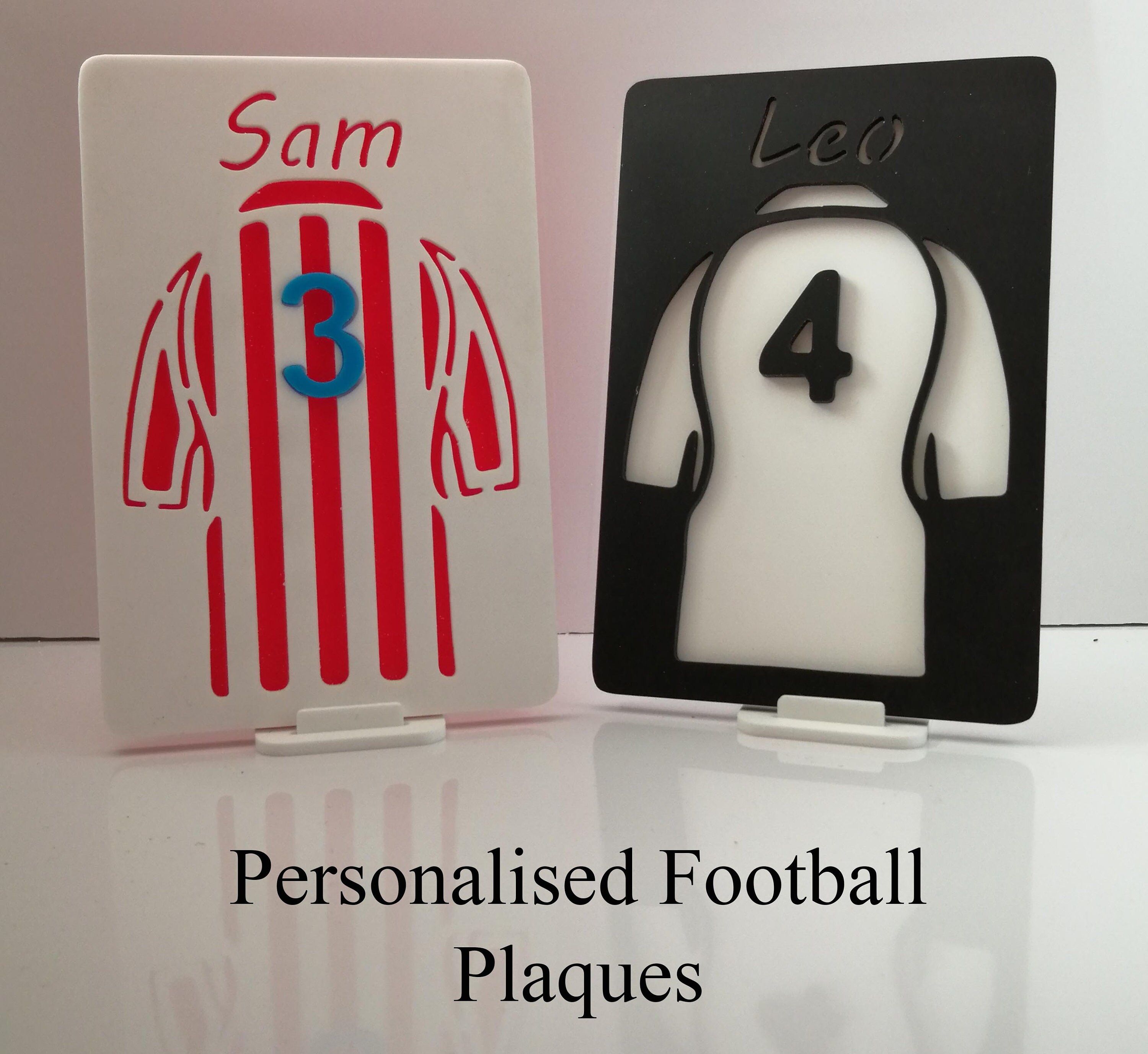 Personalised Football Plaque Bedroom Door Name Plaque or | Etsy