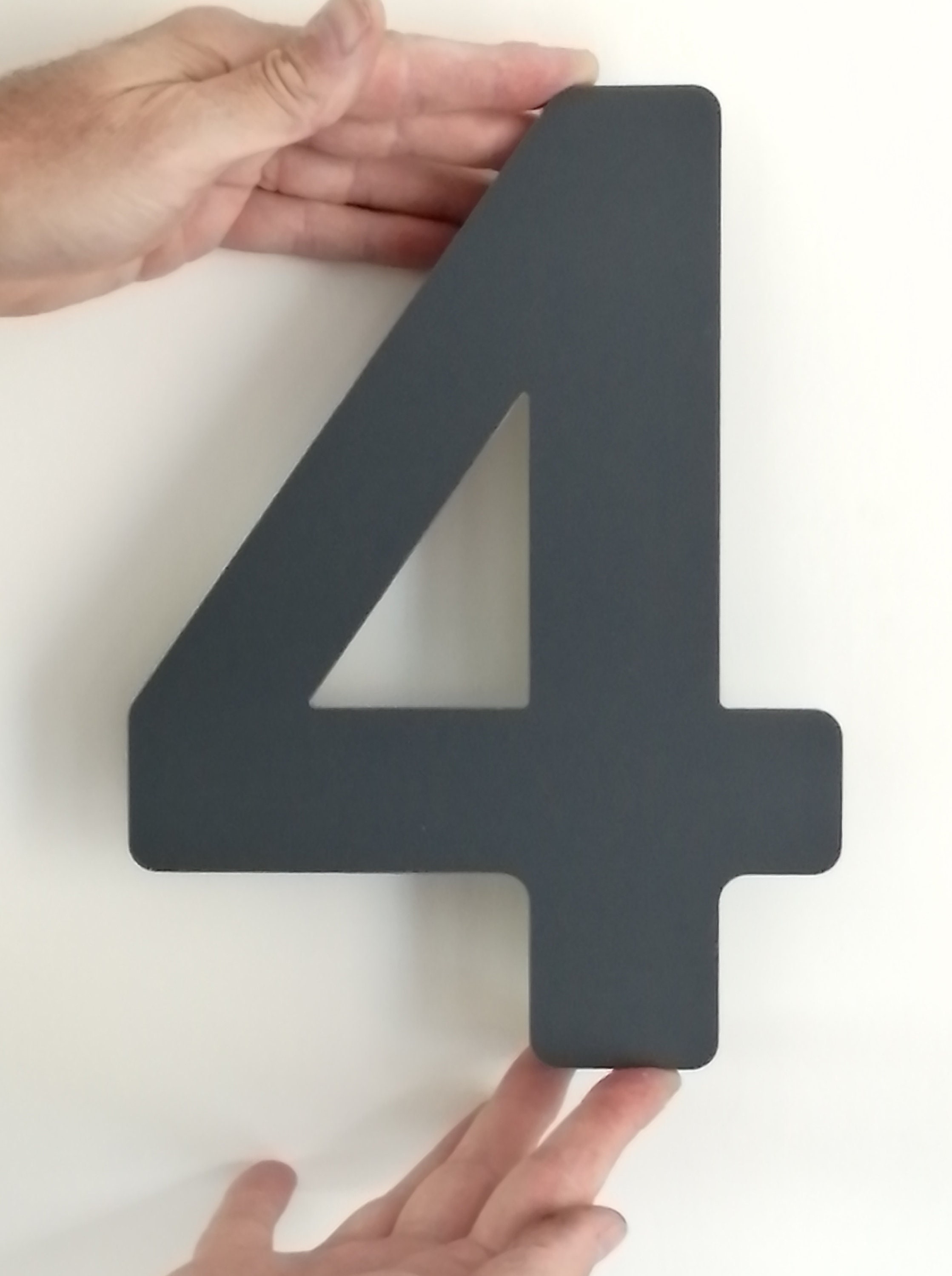 Large Modern Acrylic House Number 5mm Thick Numbers | Etsy UK