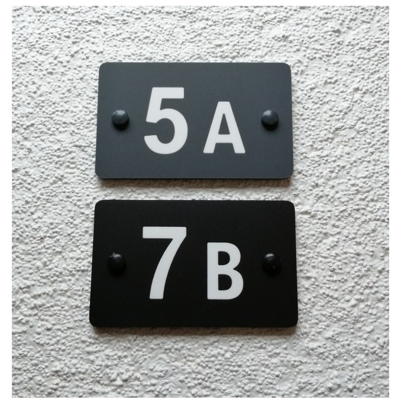 Modern Acrylic House Number Numbers House Sign Inlaid - Etsy UK
