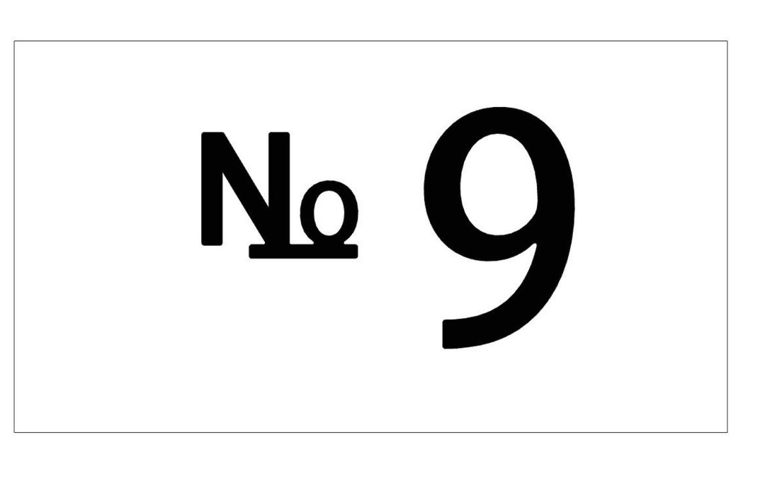 Large, Modern Acrylic House Number, 5mm Thick, Numbers, Floating Digits ...