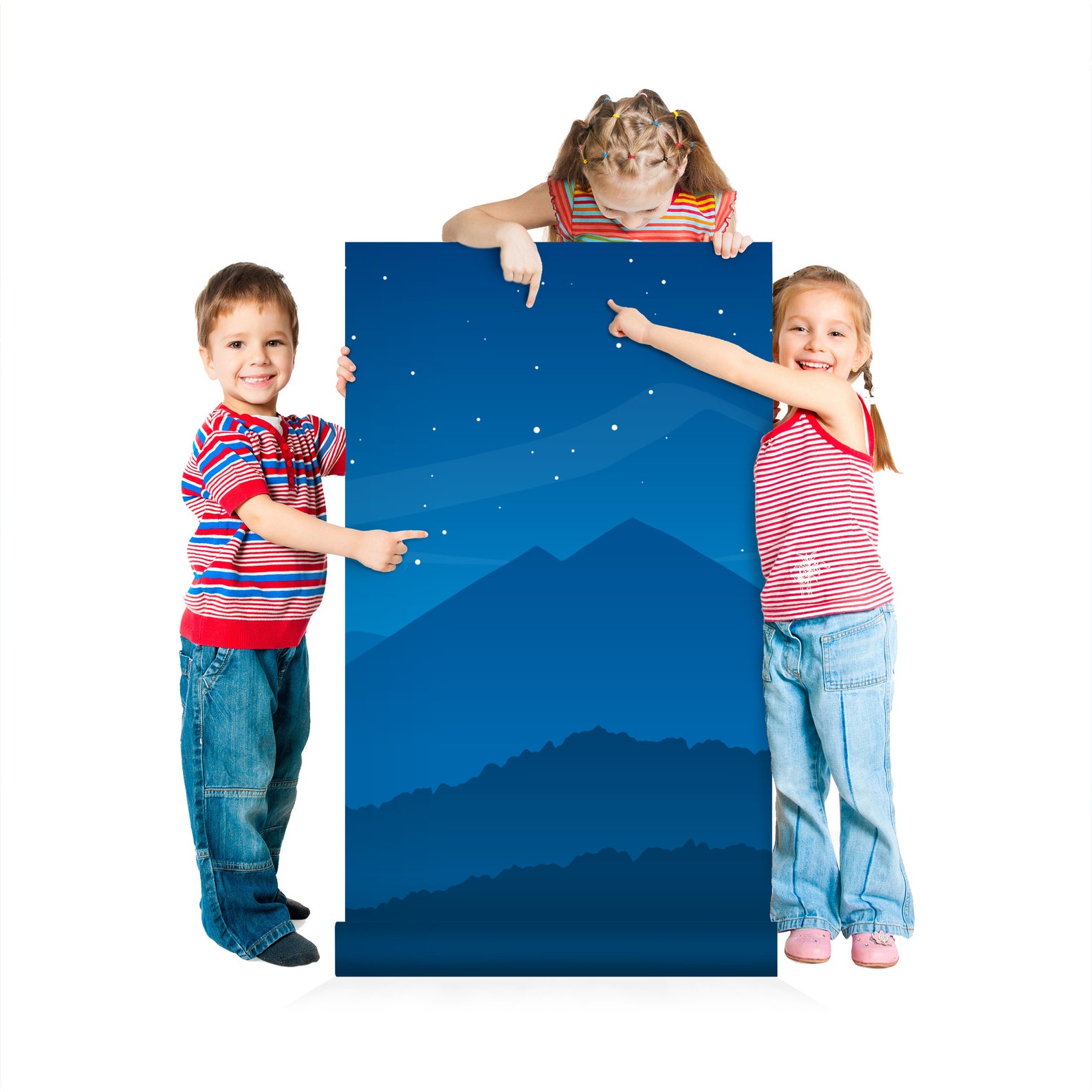 Night Sky Wallpaper Kids Wall Mural Peel and Stick | Etsy
