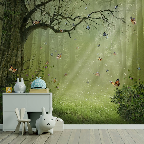 Butterfly Mural - Etsy