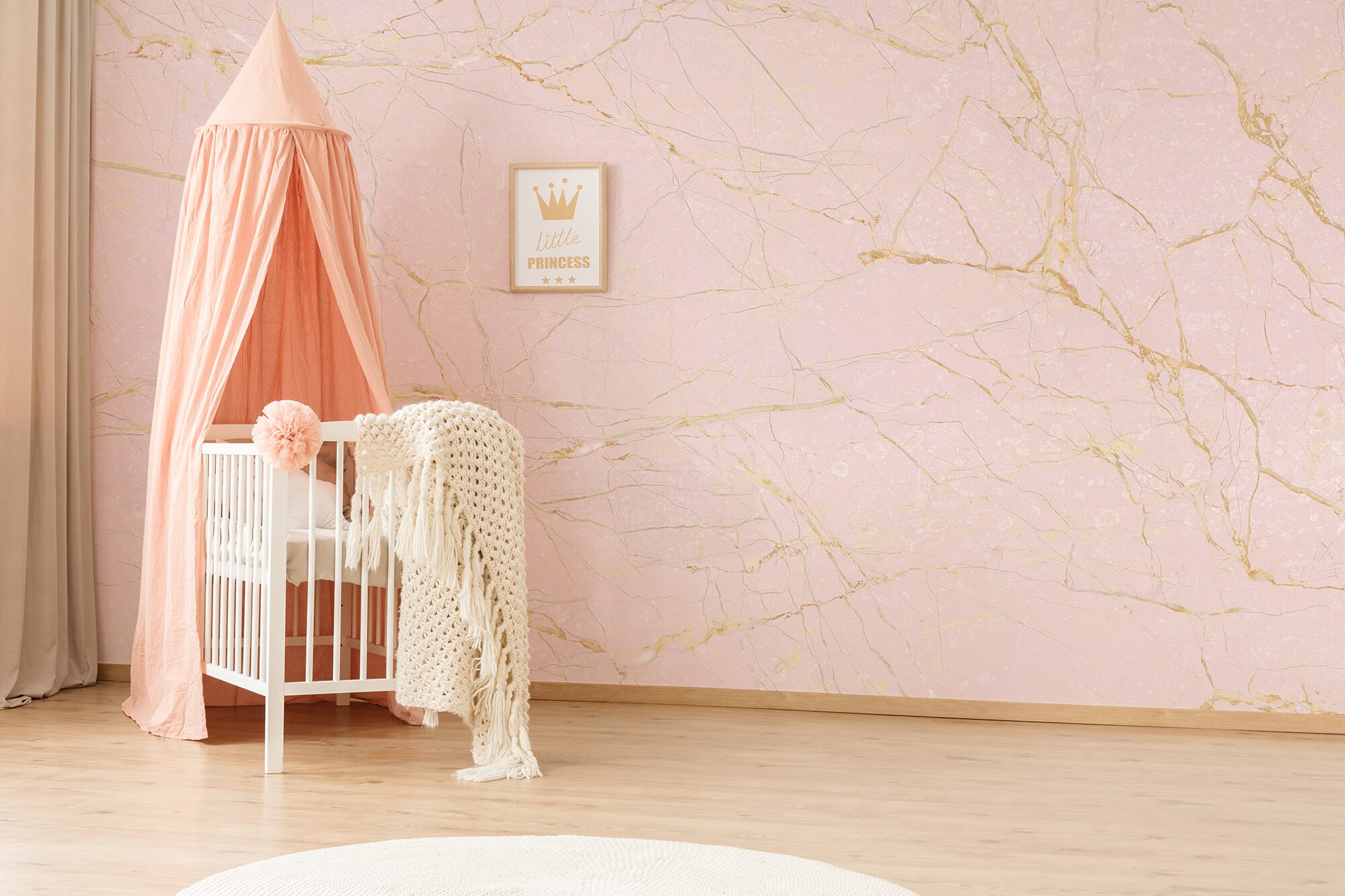Girl Room Wall Mural Nursery Kids Wallpaper Peel and Stick | Etsy