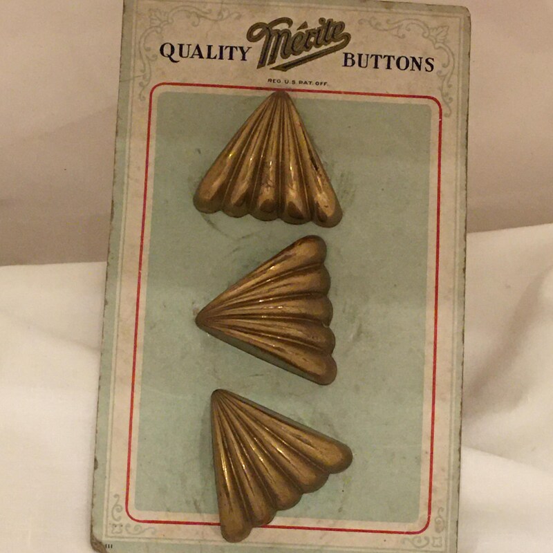 Black Buttons Gold Edge - Etsy