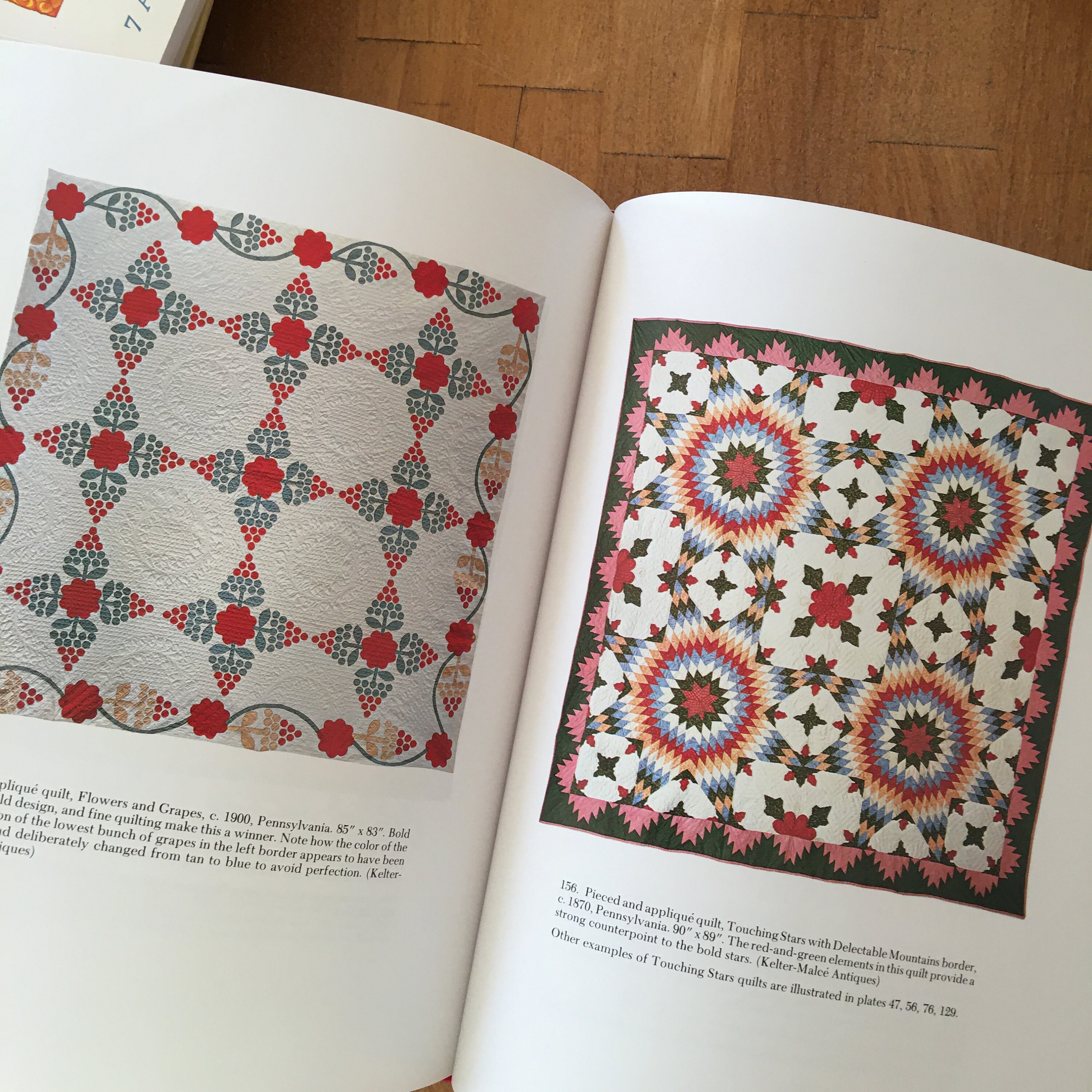 Vintage 1982 Treasury of American Quilts by Cyril I. Nelson and Carter ...