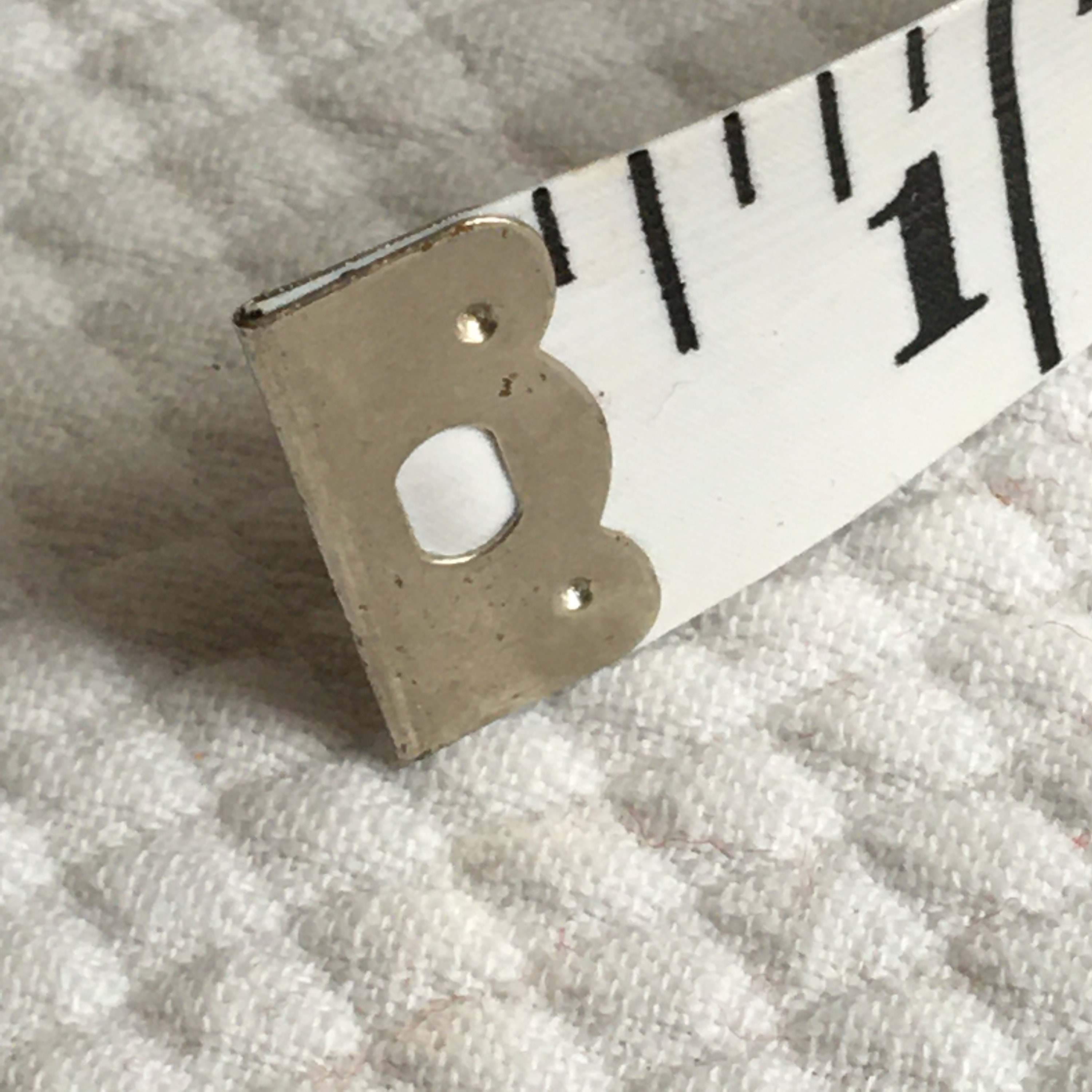 Vintage Measuring Tape. Fiber-glass Vintage Measure for Inches, Centimeters and Millimeters ...