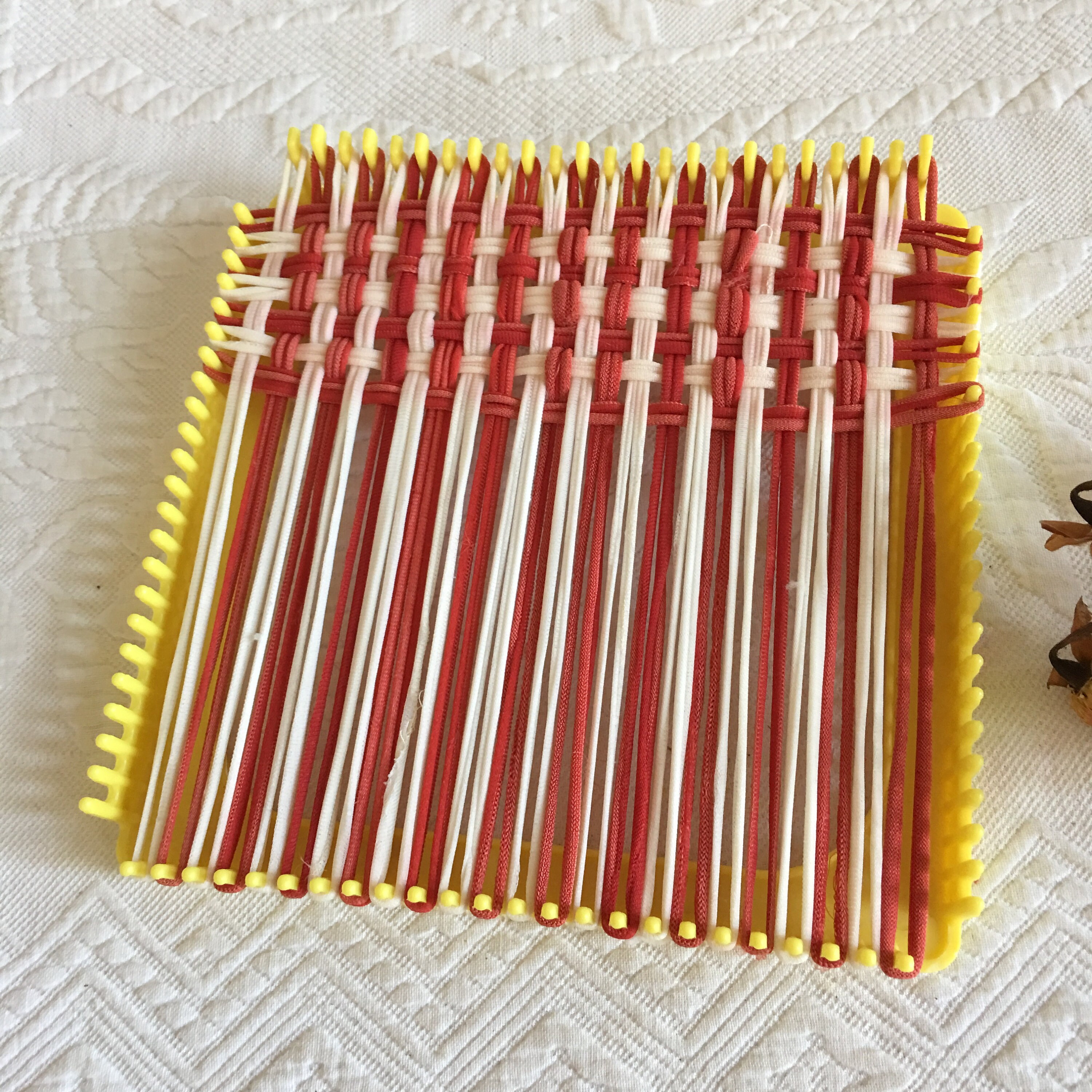 Vintage 1960s Pot Holder Maker Loom Frame. Clavijas laterales | Etsy