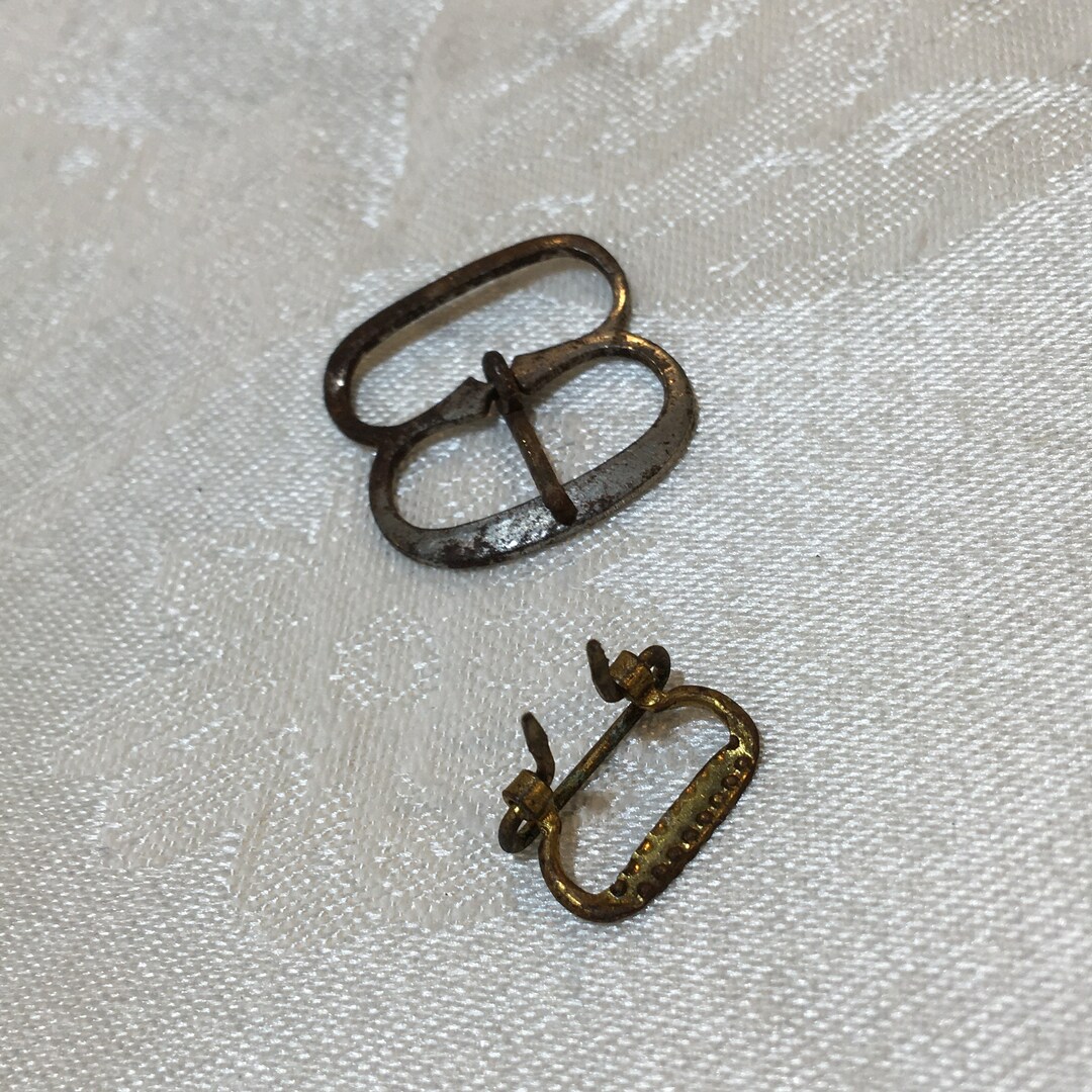 Vintage 1940s Small Doll Buckles. 1/2 Belt and 5/8 Belt. Old Buckles ...