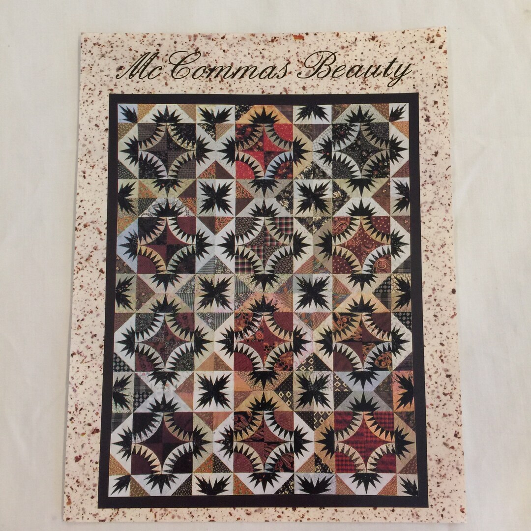 1998 Mccommas Beauty. Foundation Paper Piecing by Karen K. Stone ...