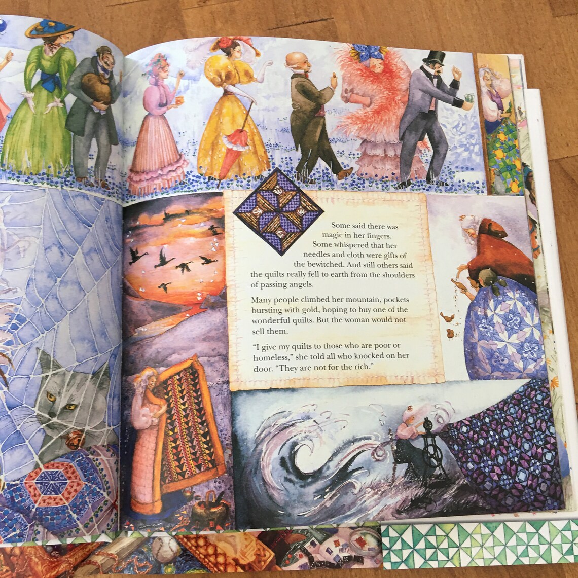 Vintage 2000 the Quilt Makers Gift Story Book. by Jeff Brumbeau and ...