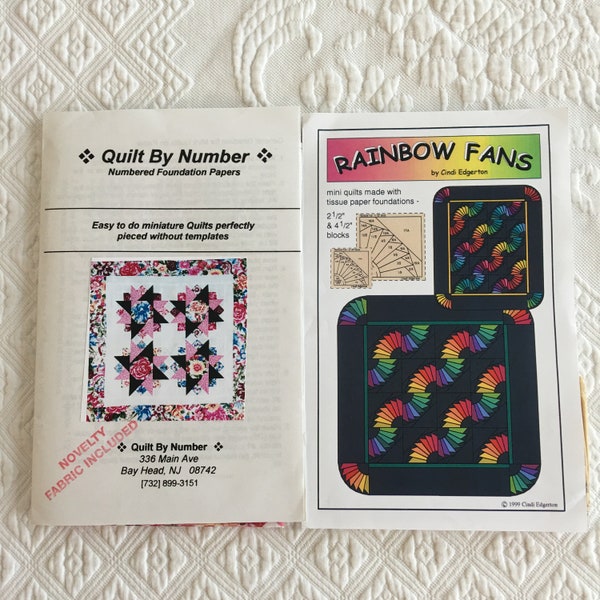 Piece by Number Quilt Patterns - Etsy