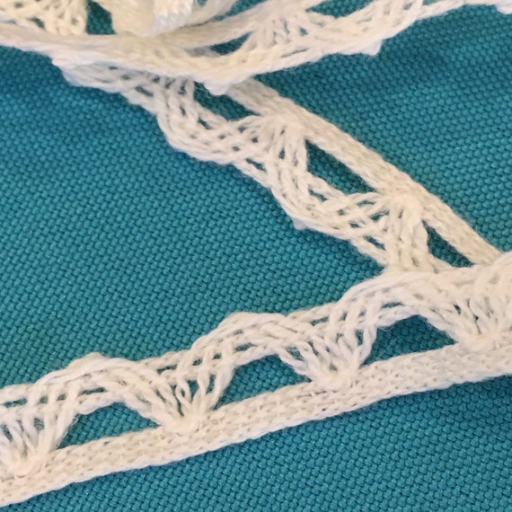 Vintage 1/2 Zig Zag Trim Lace. Sold by the Yard. Lace - Etsy