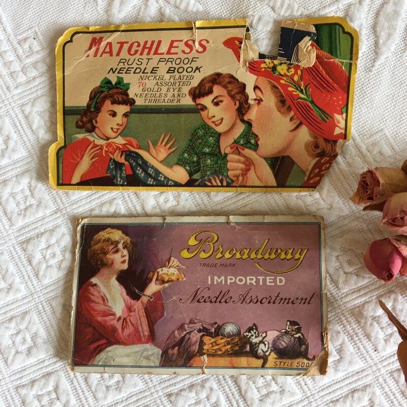 Vintage Needle Packs - Etsy