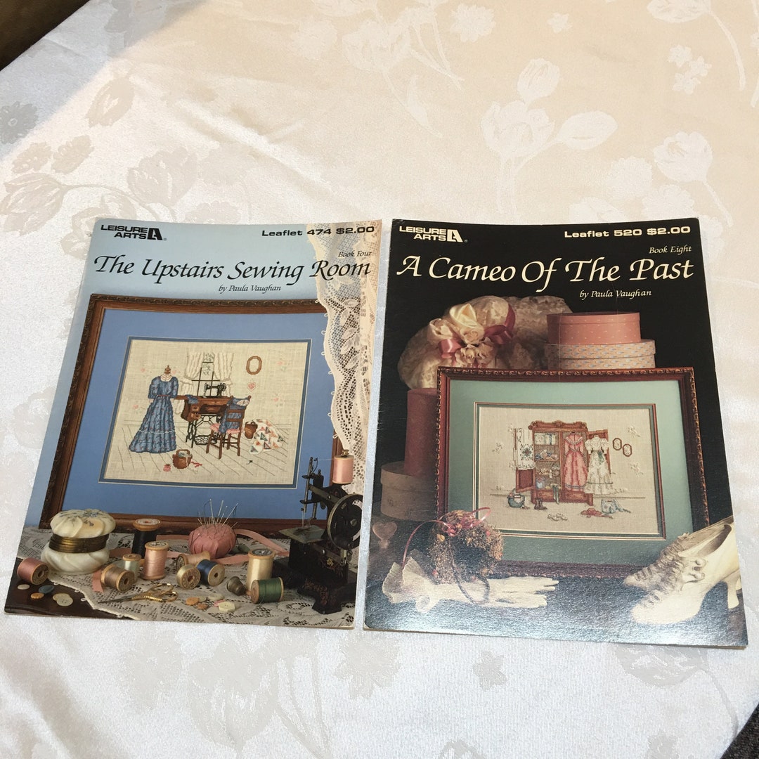 Vintage Counted Cross Stitch Quilt & Victorian Pattern Scenesn by ...