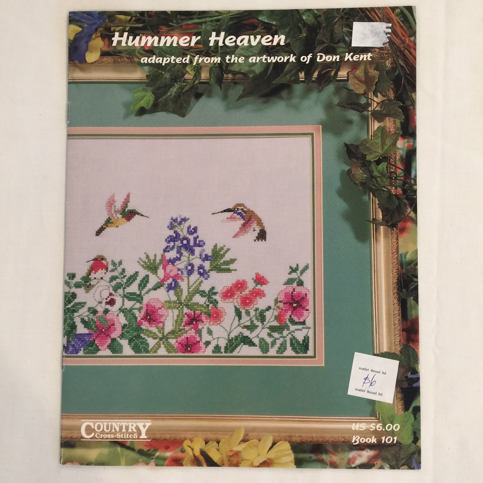Counted Cross Stitch Hummingbird Patterns. Choose Sam Hawkins ...
