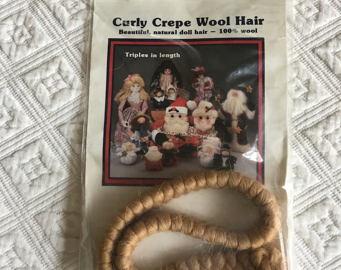 Curly Crepe Hair Wool Braided Doll Hair Pull Wool or Theatrical Hair by ...