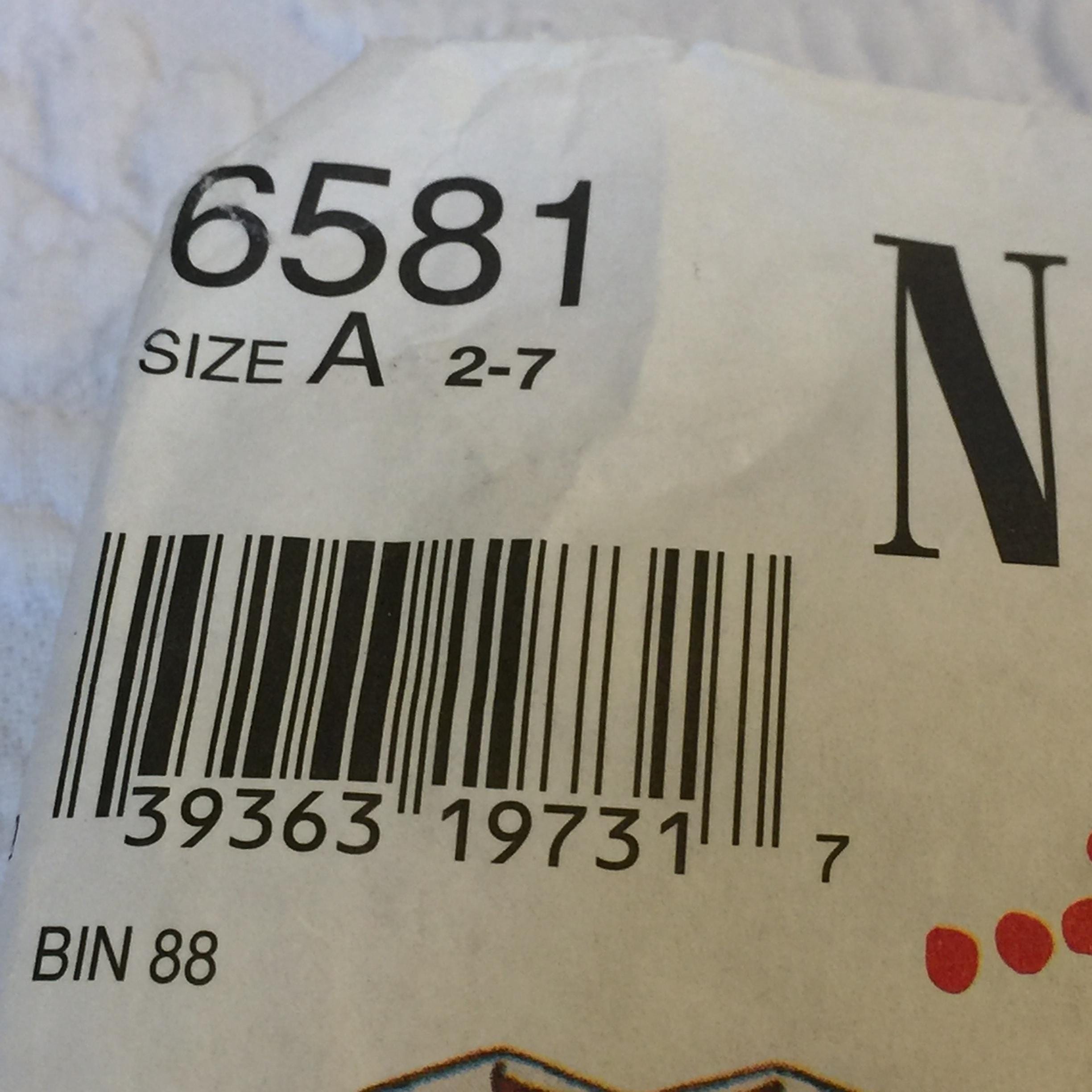 Vintage New Look 6581 Girls Dress Pattern Sizes 2-7. Five Pretty ...