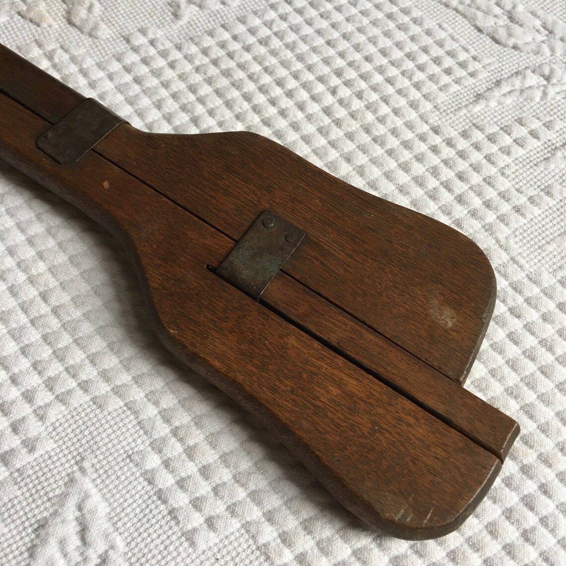 Vintage Wooden Shuttle for Rug Weaving. Sliding Needle Hook Punch Tool ...
