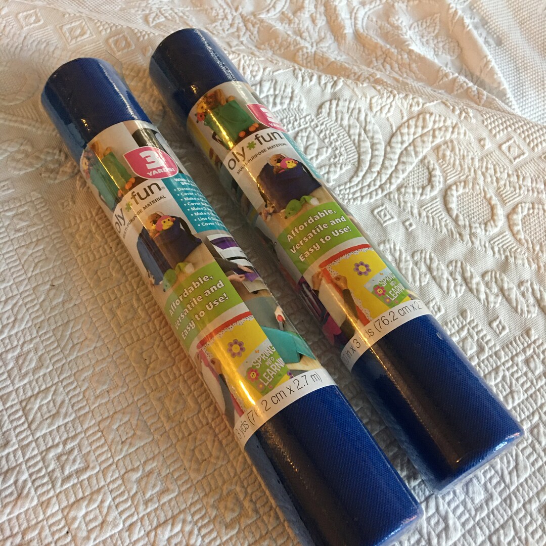 Vintage Oly Fun Multi-purpose Material. 30" X 3 Yds. 100% Polypropylene ...