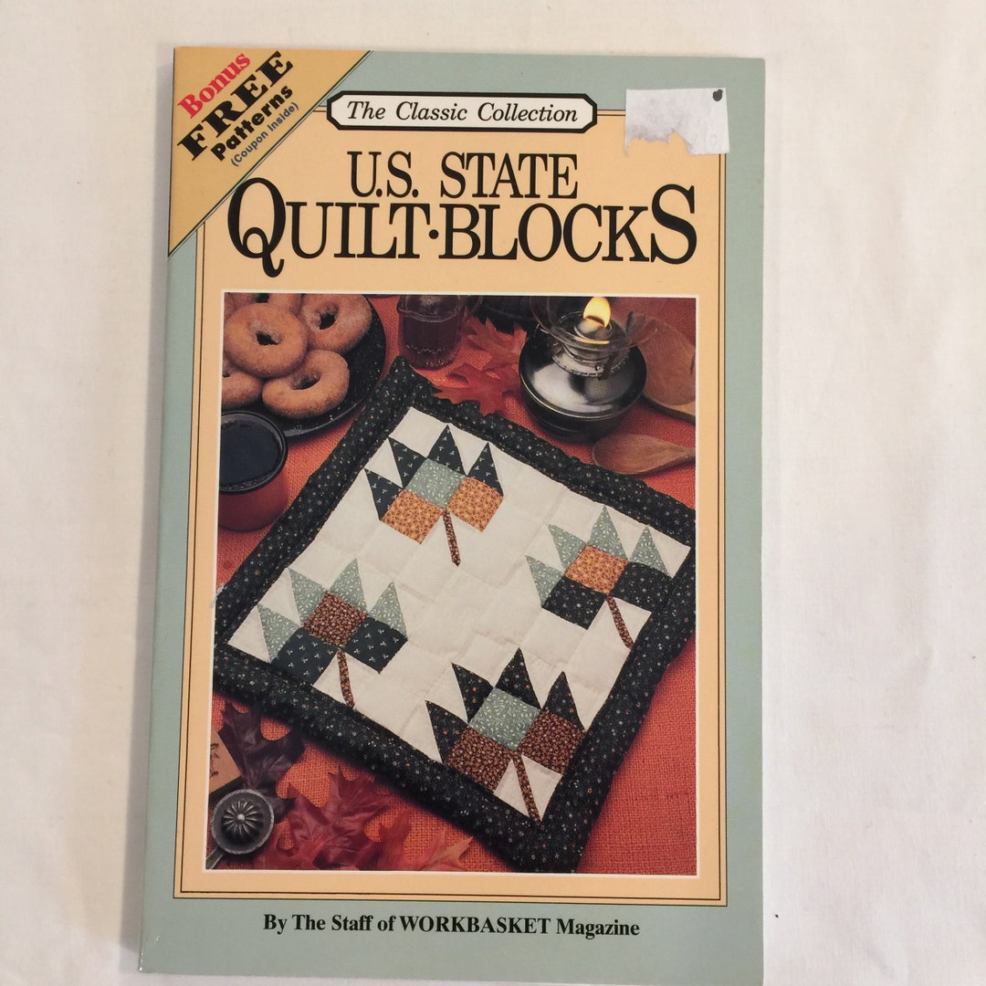 Vintage 1988 U.S. State Quilt Blocks. Blocks to Represent All 50 States ...