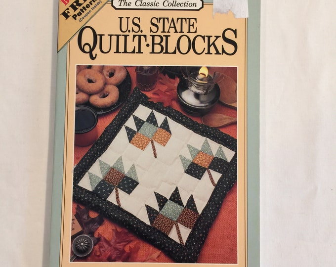 Vintage 1988 U.S. State Quilt Blocks. Blocks to Represent All 50 States ...