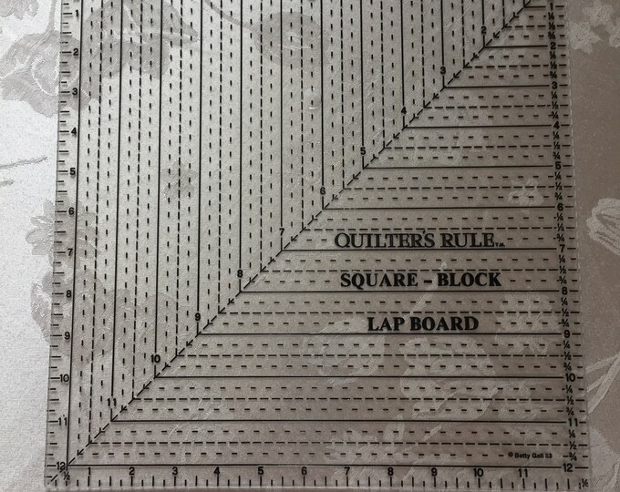 Vintage Quilter's Rule Square-blok Lap Board. 12 1/2" Measurement on ...