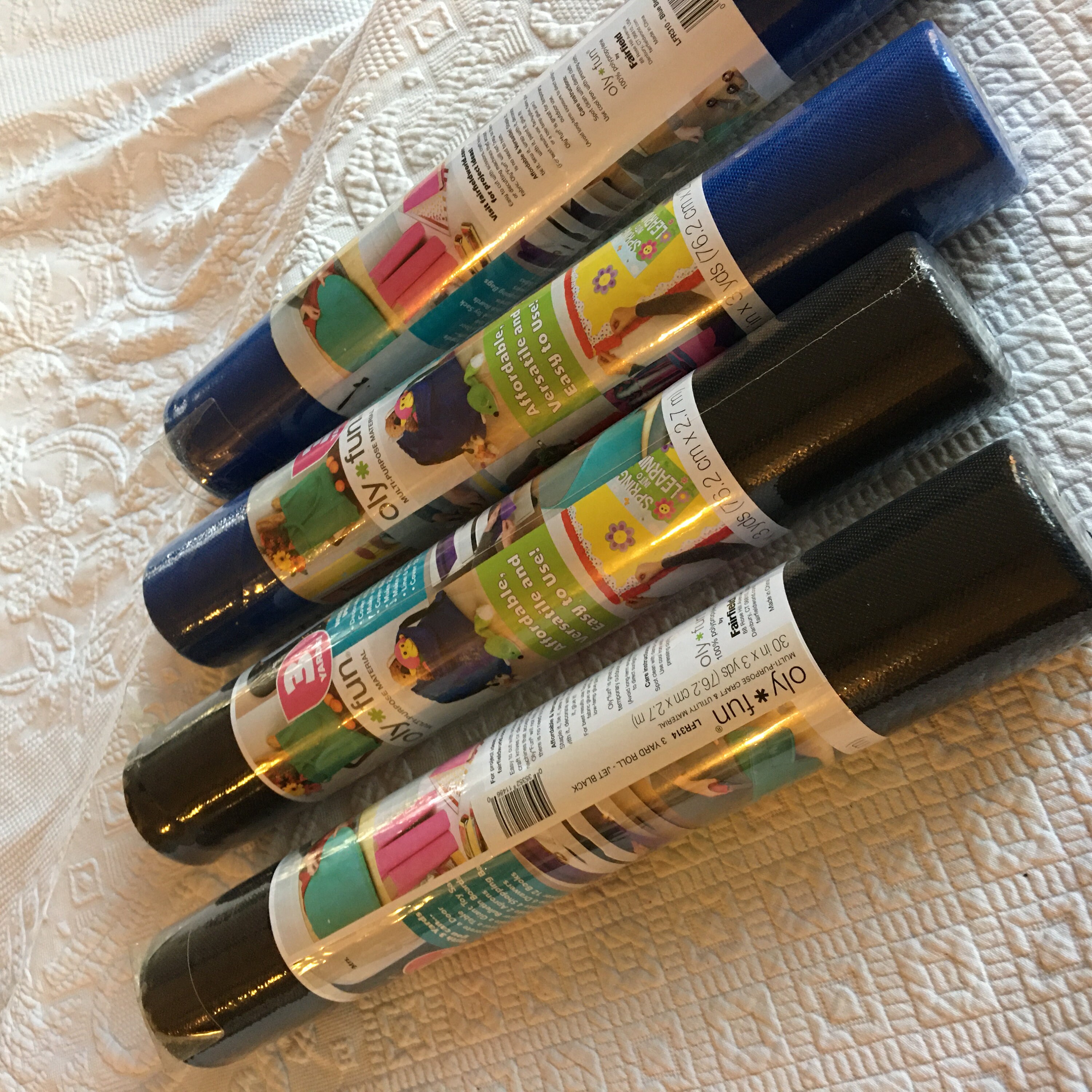 Vintage Oly Fun Multi-purpose Material. 30 X 3 Yds. 100% Polypropylene ...