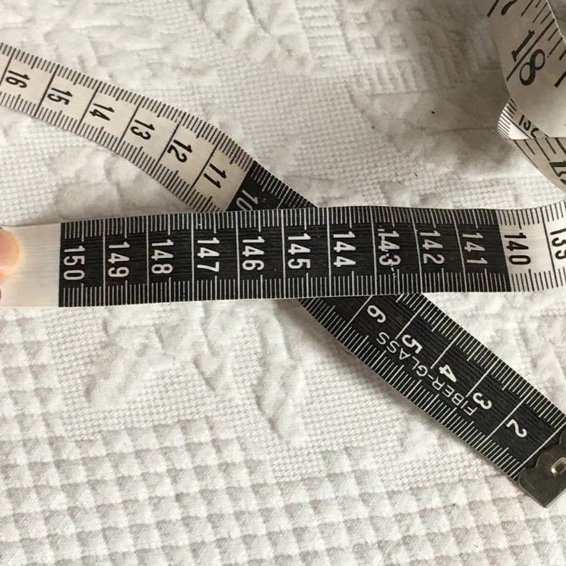 Vintage Measuring Tape. Fiber-glass Vintage Measure for Inches ...