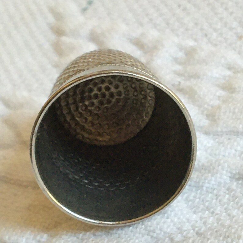 Vintage Germany Thimble. A Good Old Vintage Thimble. Center of the Top ...