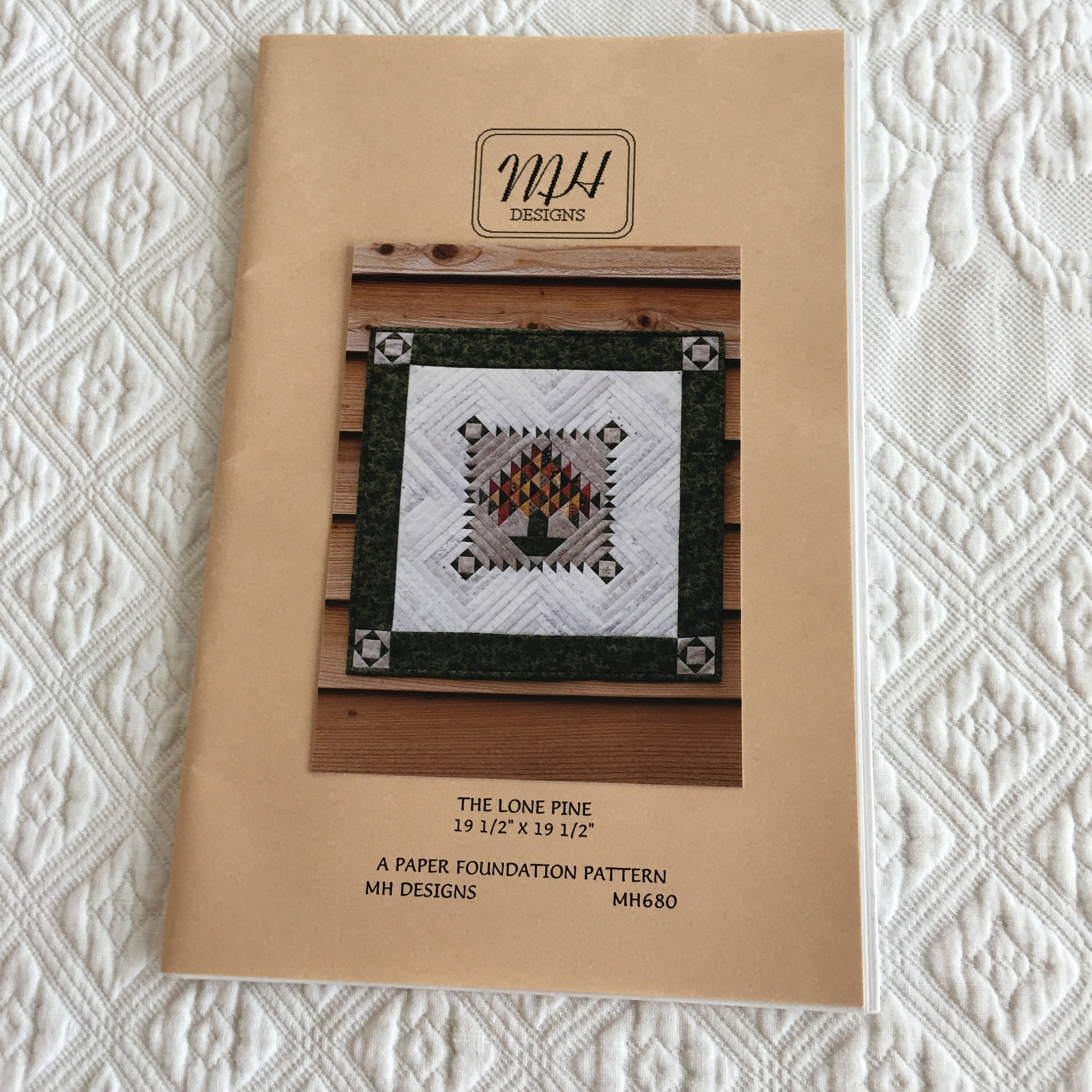 Pine Tree Quilt Pattern. Choose From the Lone Pine Paper Foundation ...