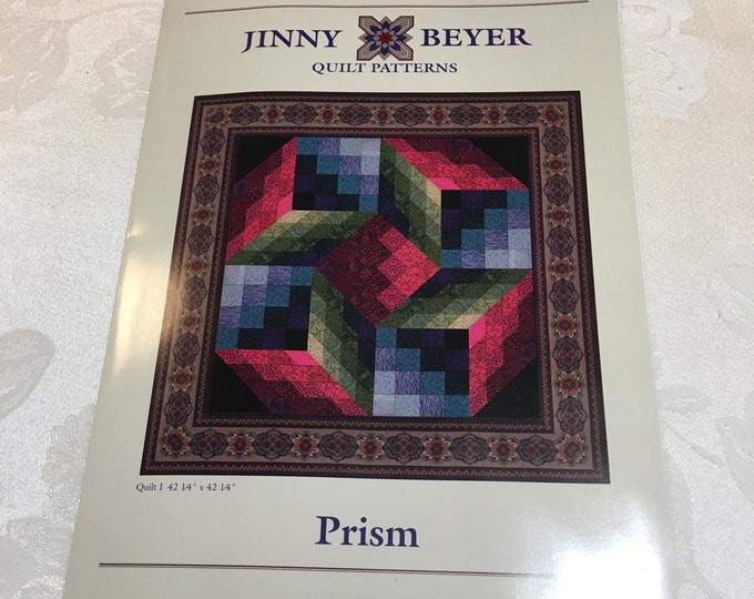 Vintage 2001 Jinny Beyer Quilt Pattern. Choose Prism a 42 1/4" Square ...