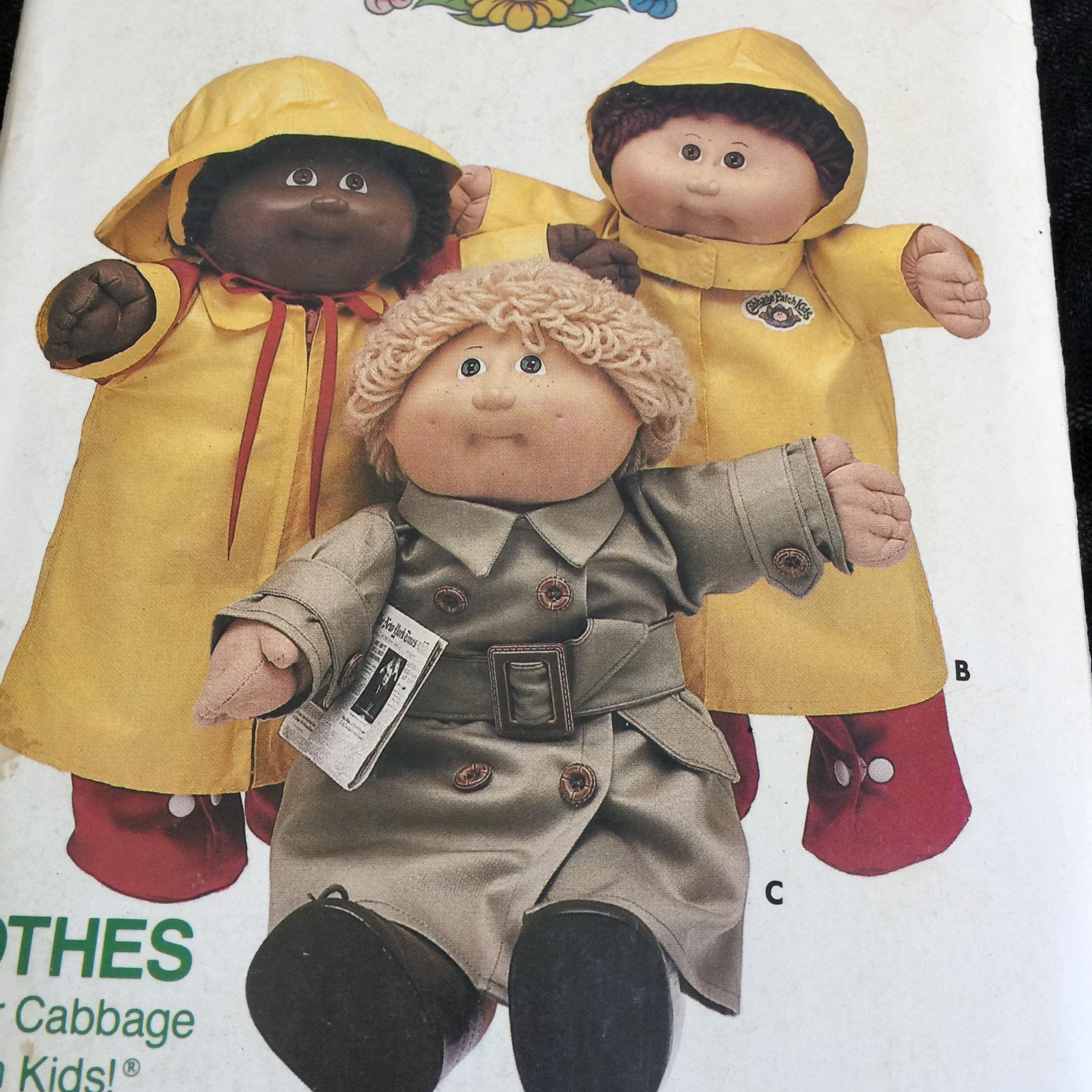 Vintage 1984-85 Cabbage Patch Kids Patterns 354 Rainwear, 6511 Shorts ...
