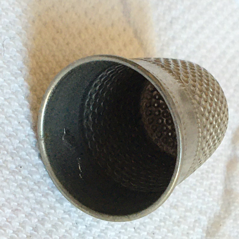 Vintage Germany Thimble. A Good Old Vintage Thimble. Center of the Top ...