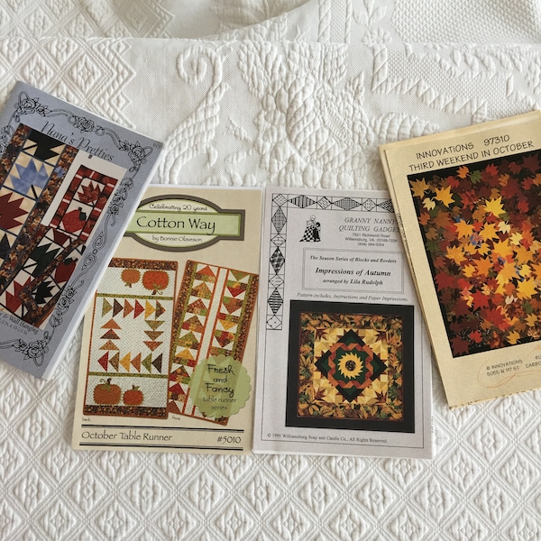 Third Weekend in October Quilt Pattern - Etsy